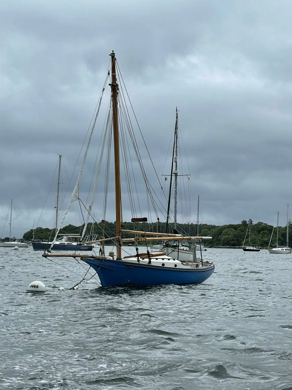 1983 Jarvis Newman Friendship Sloop 25' Yacht For Sale | BABY BLUE ...