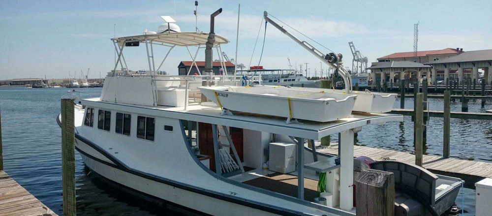 1982 Custom Hubert Lowe Long Range Trawler 58' Yacht For Sale | ISLAND ...